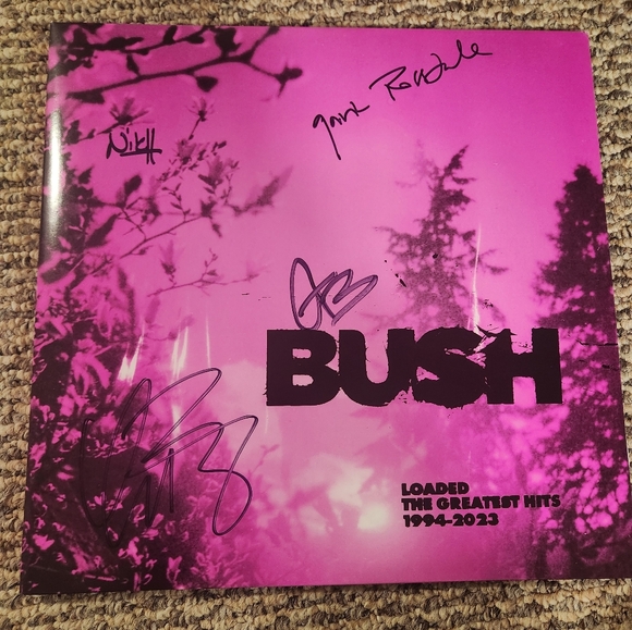 Round Hill Records | Media | Bush Greatest Hits Signed Album By Gavin ...